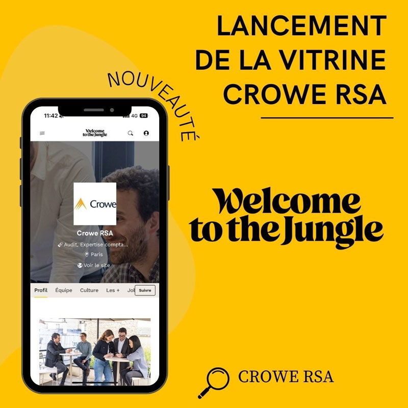 Crowe RSA lance sa vitrine marque employeur sur WELCOME TO THE JUNGLE ...